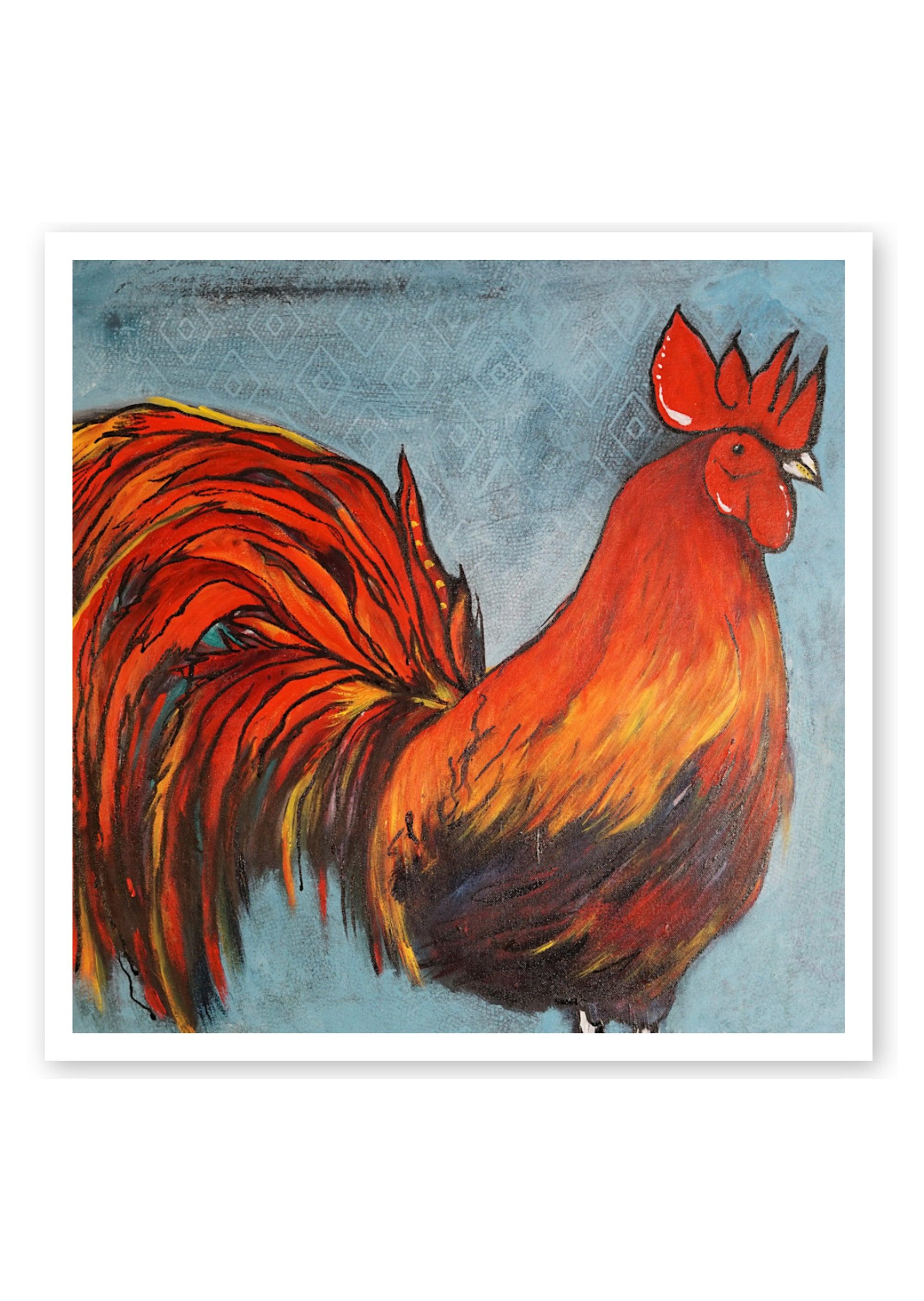 "Mike The Rooster"-Prints – Artsy Em's Designs