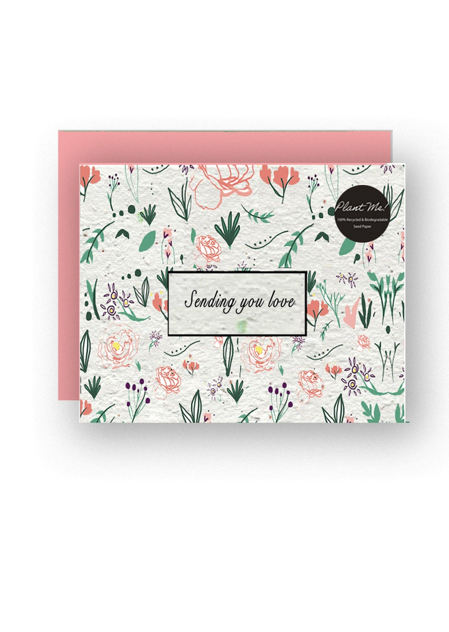 "Sending You Love" Wildflower Seed Paper Cards – Artsy Em's Designs